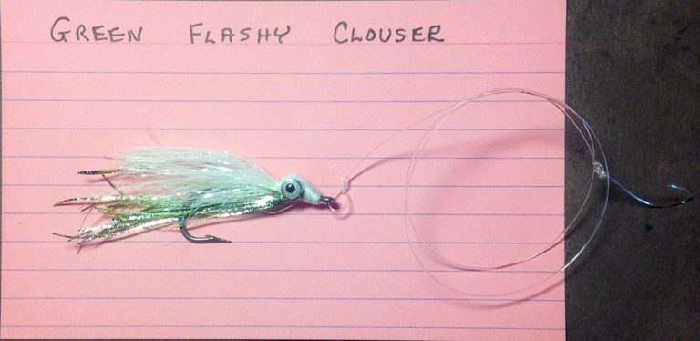 Green Flash Clouser – Santa Cruz Fly Fishing Club