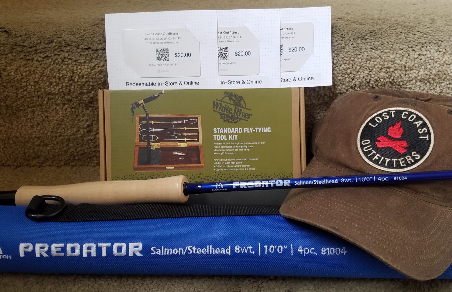 June Raffle Items – Santa Cruz Fly Fishing Club